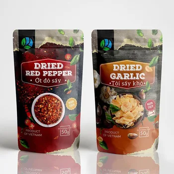 Custom Printed Resealable Paper Packing Sachet Pouch Portable Spices ...