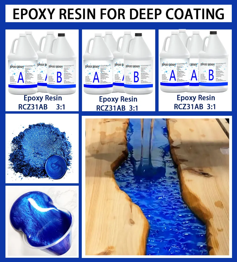 Epoxy Resin Table Crystal Clear Resin Epoxy For Wood Table Making - Buy ...