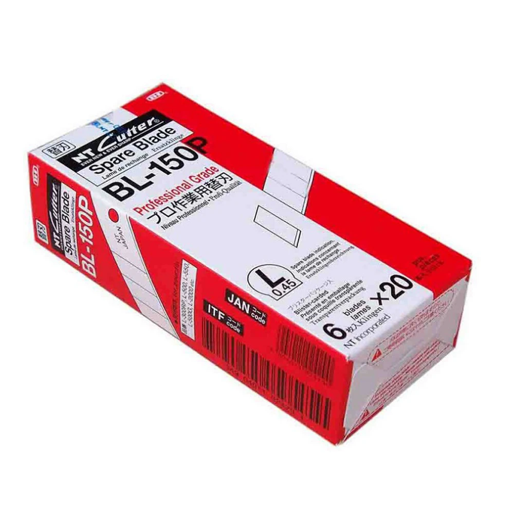 NT Cutter 18mm Heavy-Duty Snap-off Blades (BL-150P)