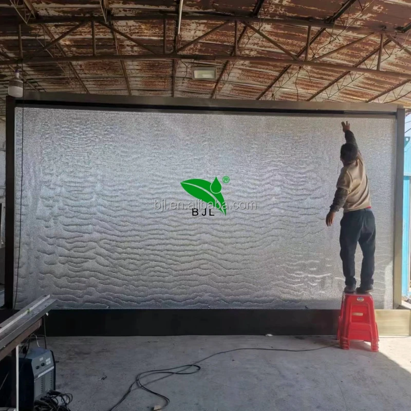 Steel Wire Mesh Waterfall Wall - Stylish & Durable Feature