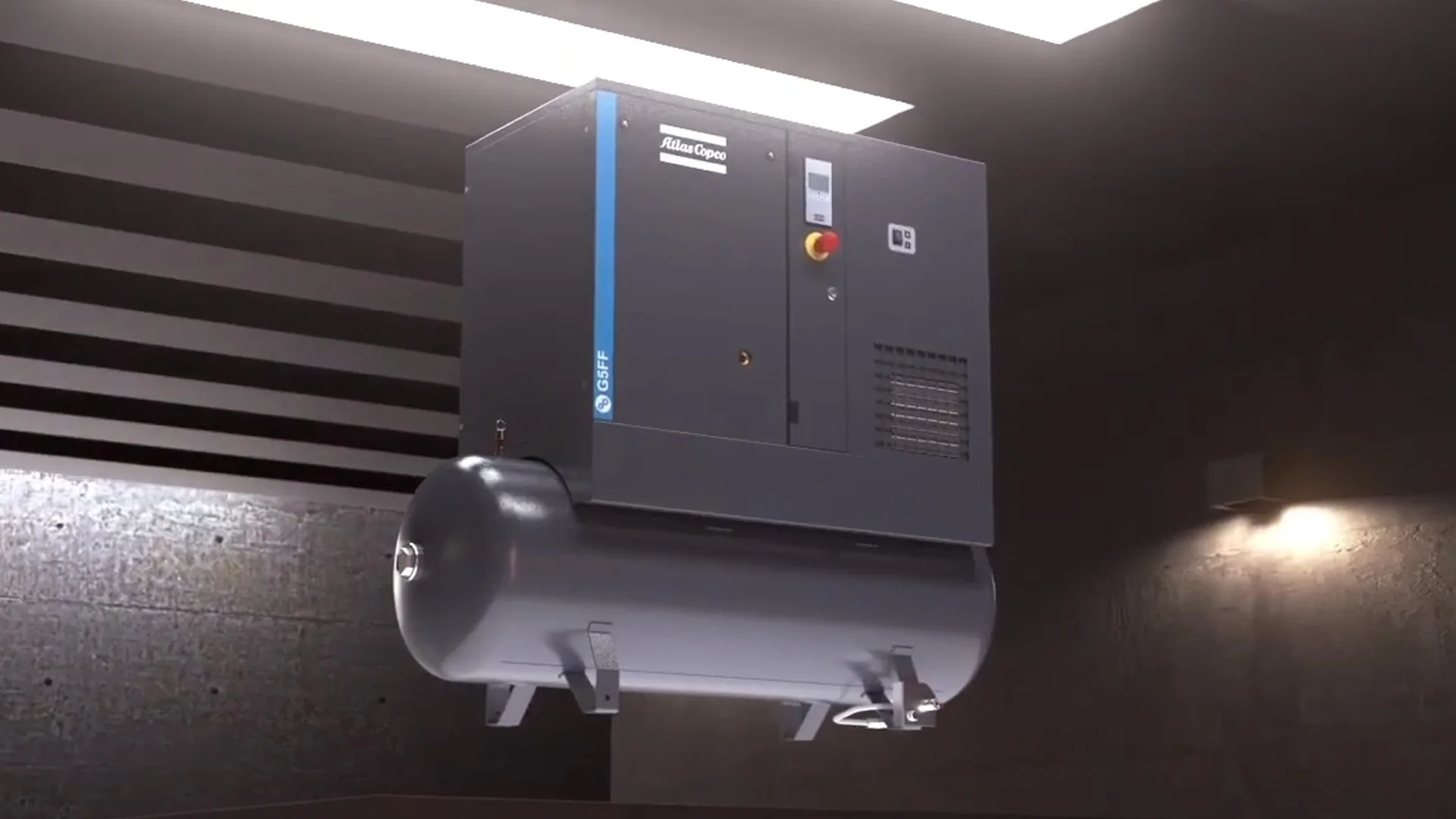 Air Compressor Atlas Copco G2 G3 G4 G5 G7 G11 G15 G18 G22 Ff Tm Oil-injected Atlas Copco Screw ...