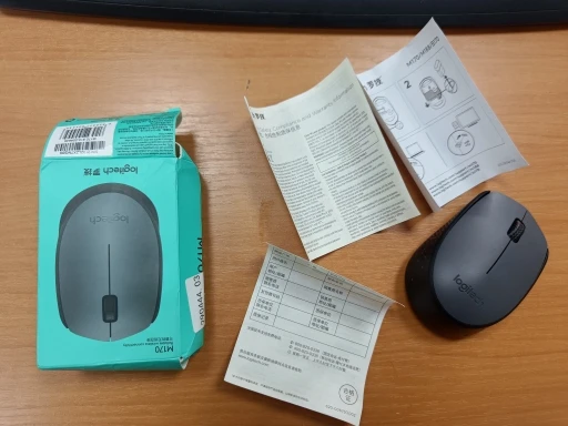 Original Logitech M170 Wireless Mouse 2.4ghz 1000 Dpi 3 Button Two-way ...