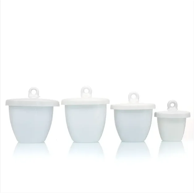 Laboratory Tall Form 30ml 50ml Ceramic Porcelain Crucible With Lid - Buy Porcelain Crucible ...