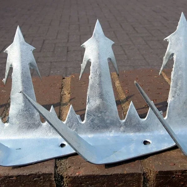 Galvanized Steel Anti-climb Wall Spikes Metal Anti Climb Fence Security ...