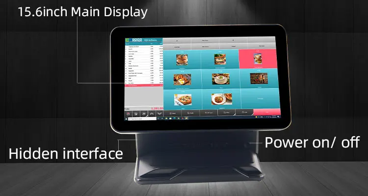 Plastic Shell 15 or 15.6 Inch Touch Screen POS System Cashier Machine ...
