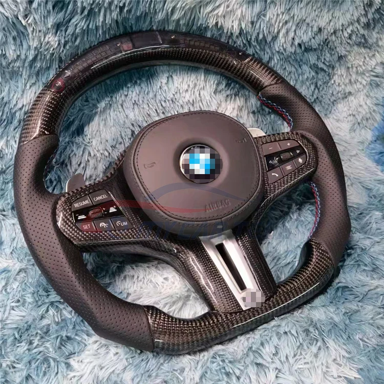 G30 Carbon Fiber Steering Wheel For Bmw 5 6 Series X3 X4 G31 G32 G38 ...