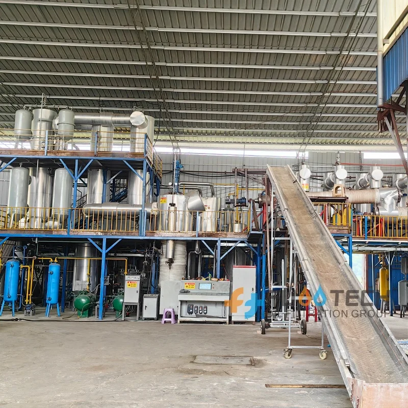 5-35 Ton Waste Oil Distillation Recycling Plant by FUOOTECH