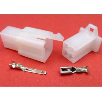 Electric Locking Connector 4 Pin 2.8mm 110 Male And Female Nylon Plug ...