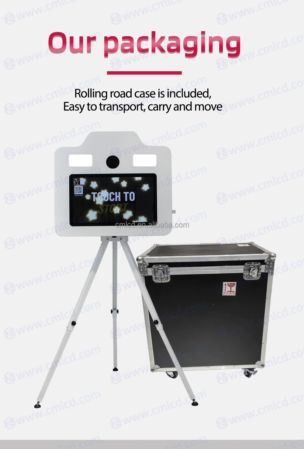 DSLR Photobooth Box Kiosk - Instant Prints & Fun Selfies