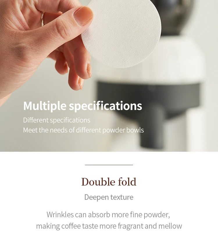 Siyue Aero Press Virgin Wood Pulp Espresso Round Brew Drip Tea Coffee ...