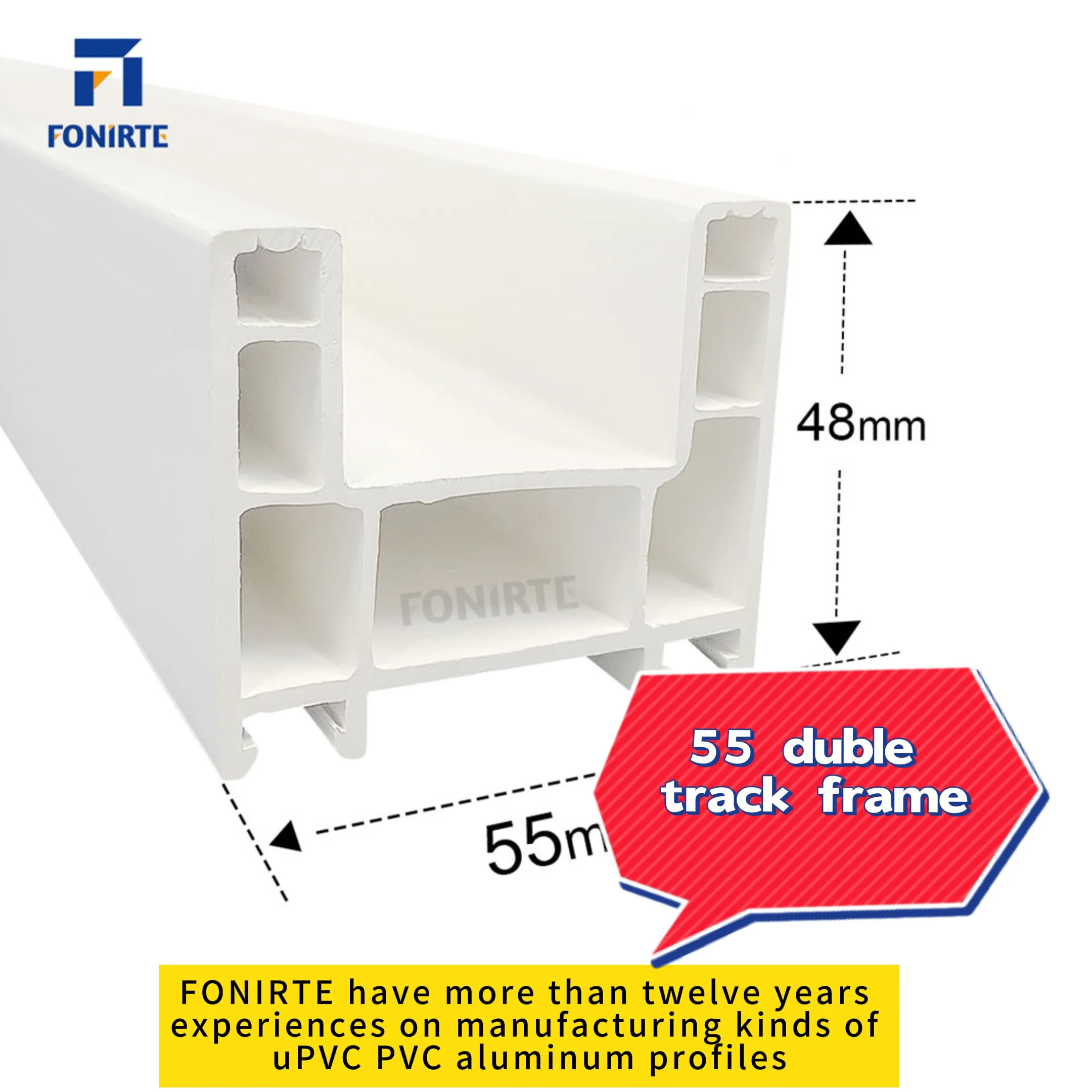 Folding Door Upvc Window Profile Extrusion Machine Upvc Profiles Manufacturer 100% Lead Free Pvc ...