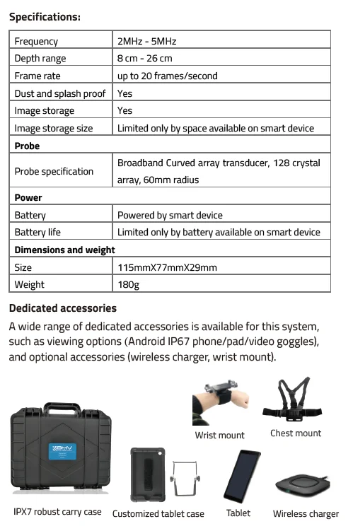 USB Ultrasound Medical Scans - Intelligent & Portable