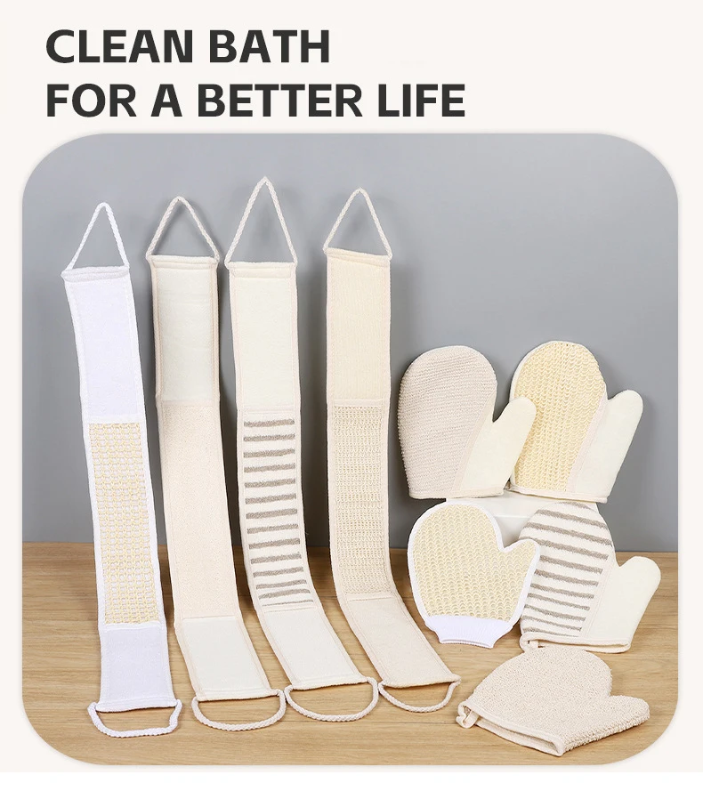 Factory Accept Logo Design 3 Days Shipping Bathing Glove Eco Friendly ...