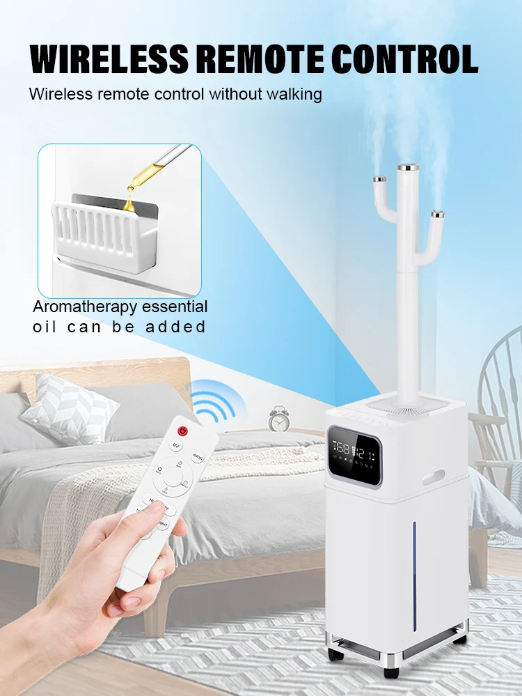 New 17l Large Floor Standing Umidificador Uv Digital Home Evaporative ...