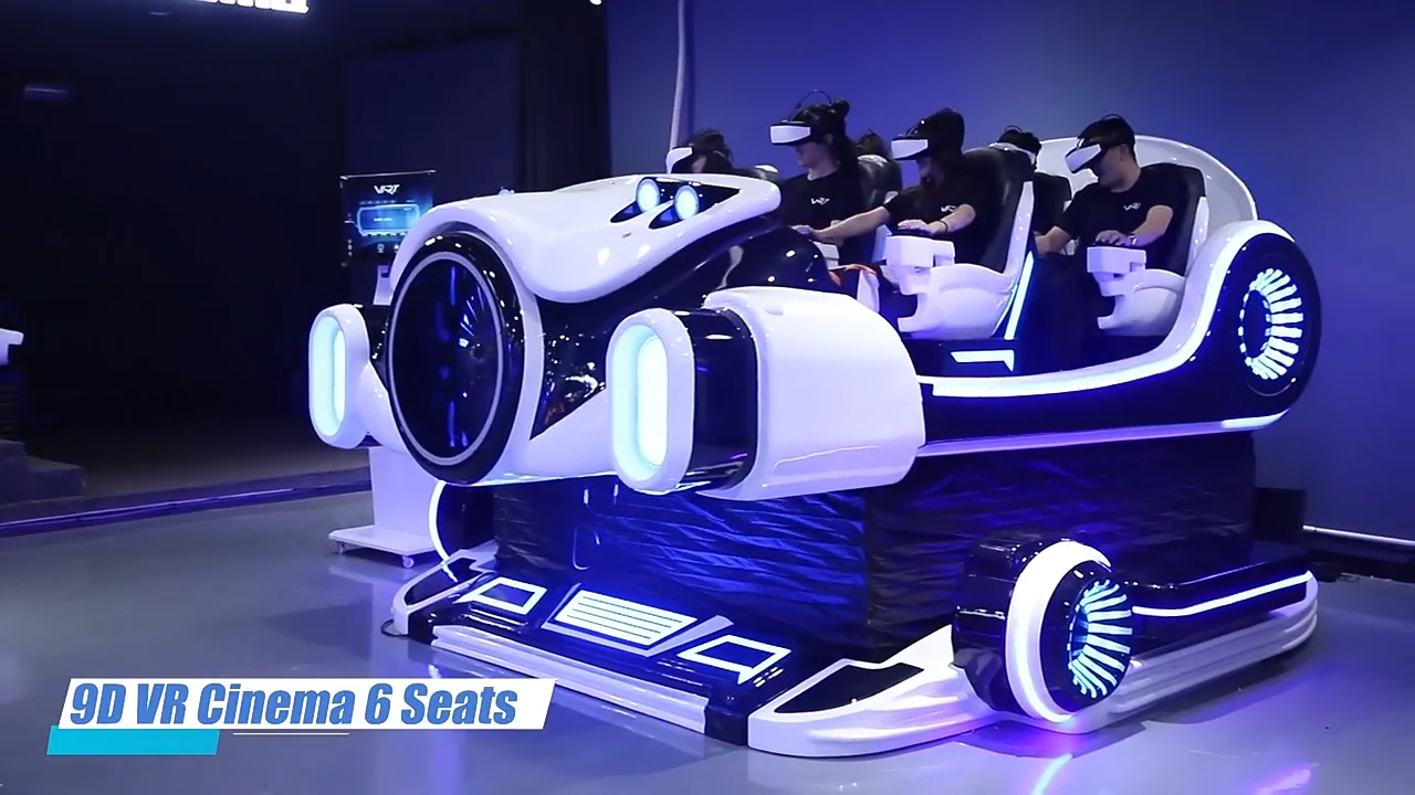 Speaceship Vr 6 Seat Cinema Amusement Rides Virtual Reality Vr Pod 9d ...