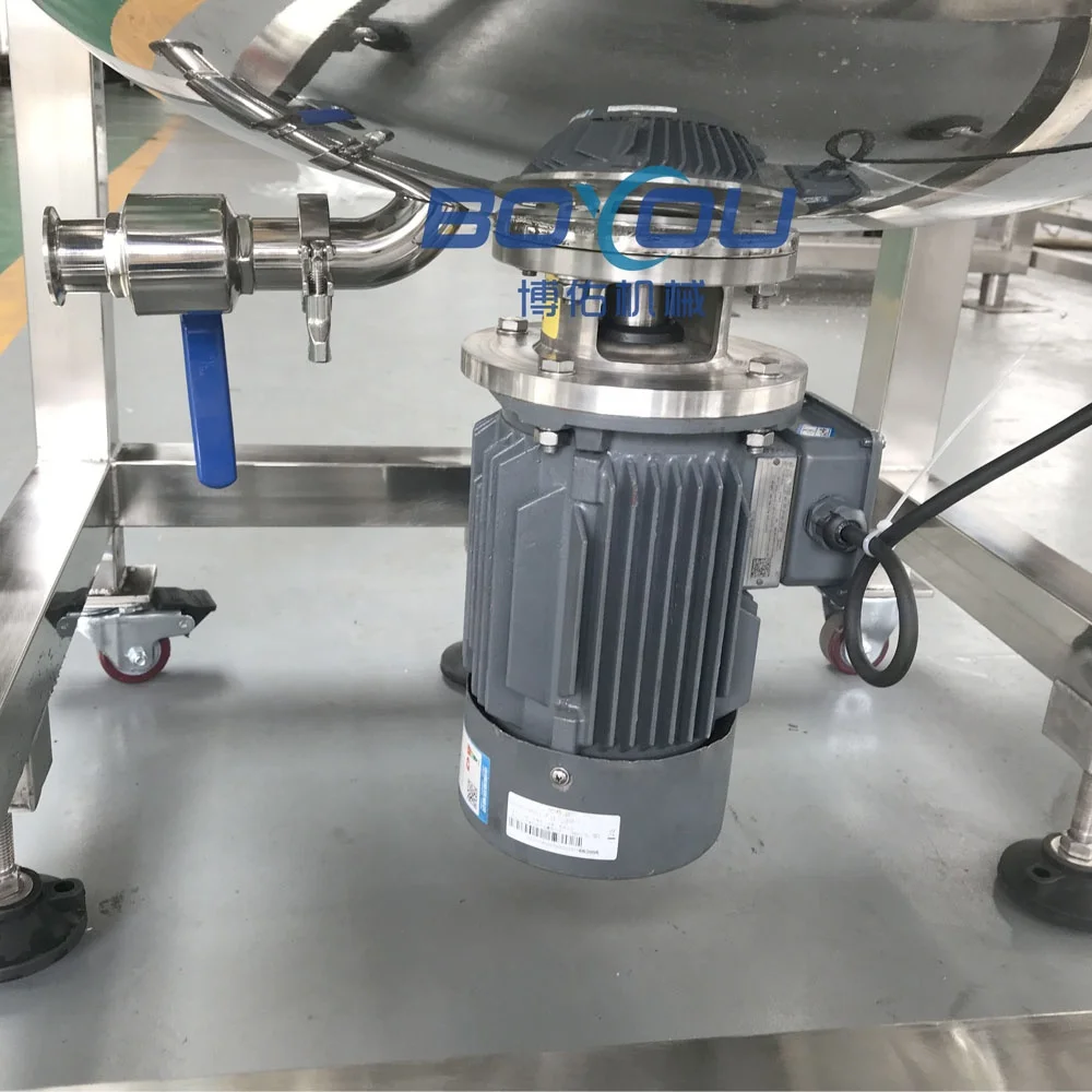 1000 Liter Agitator Mixing Tank System with Bottom Homogenizer for ...