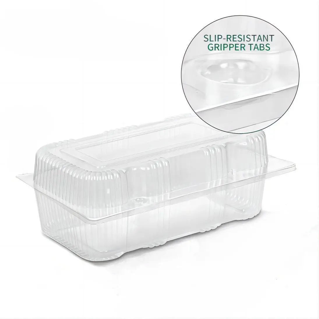 Wholesale Disposable Transparent Plastic Clamshell Takeout Food Hinged ...