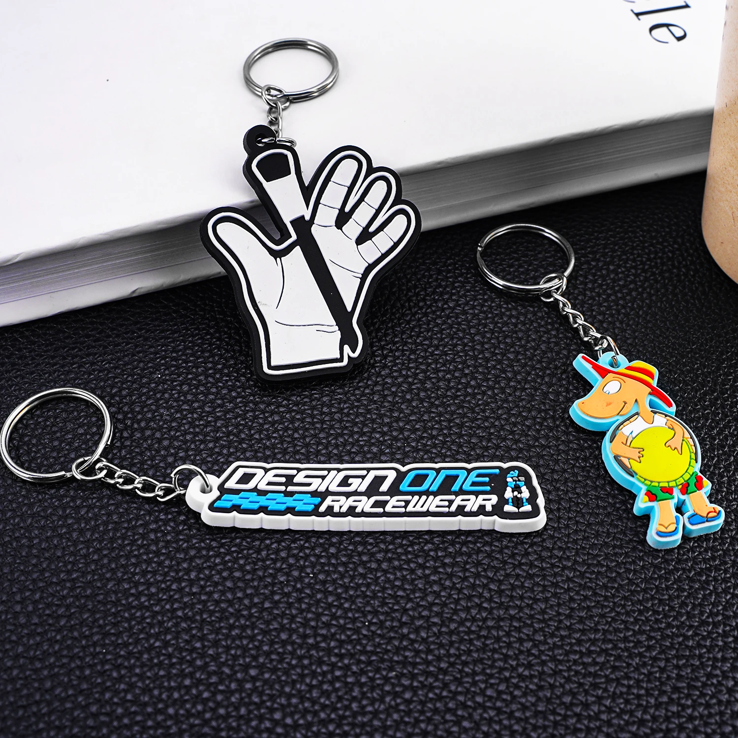 Custom Logo 2d/3d Soft Pvc Plastic Keychain Personalized Keychains Name ...