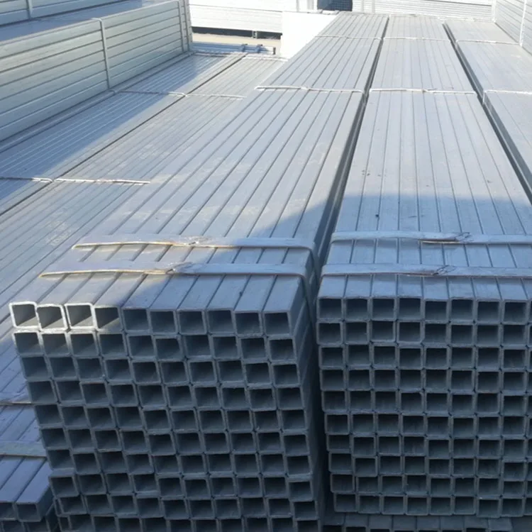 Gi Square Tube Hot Dip Zinc Coated Rectangular Tube 4 X 4 Inch ...