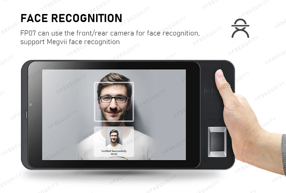 7 Inch Handheld Android Fingerprint Smart Mobile Terminal,Iso19794-2/4 ...