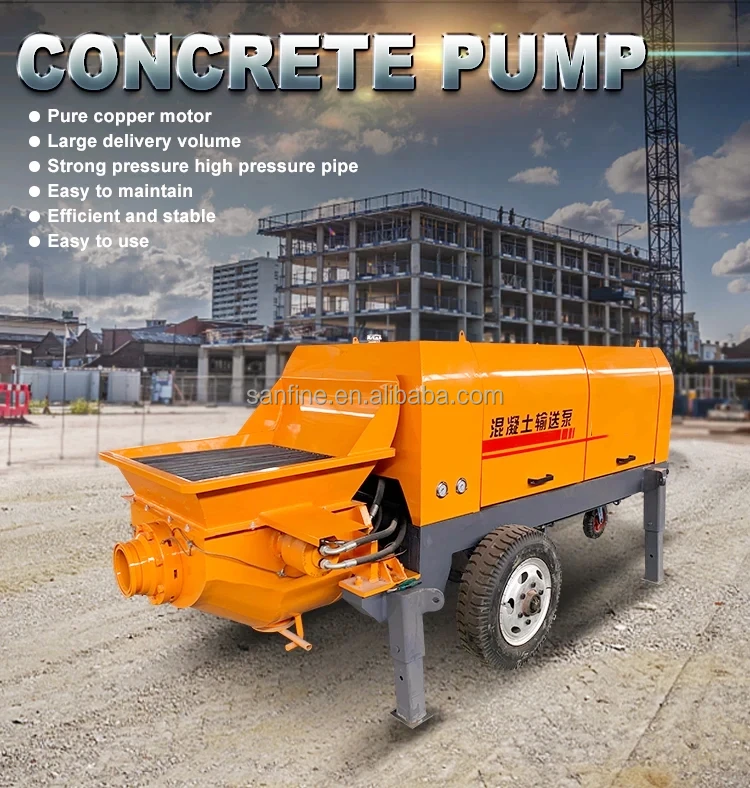 Mini Concrete Pump - Efficient Mobile Mixing Solutions