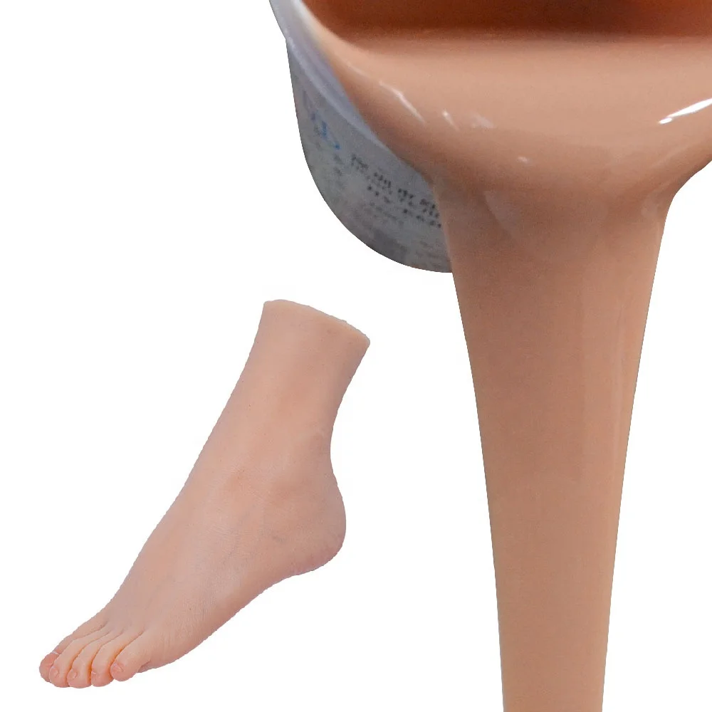 Liquid Silicone Rubber For Medical Grade Limbs Skin Color Silicone ...