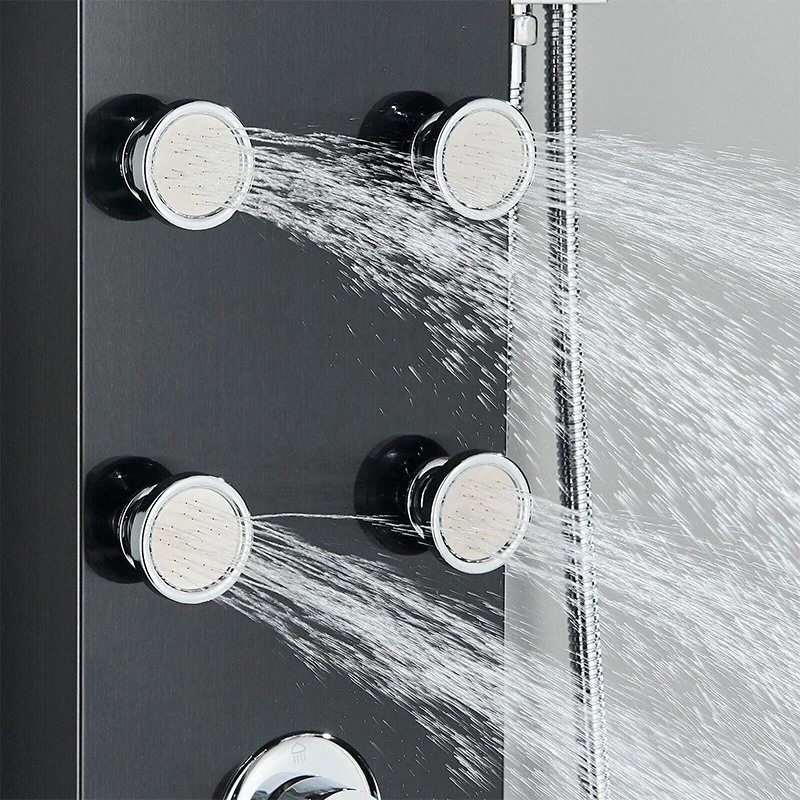 Luxury Shower Plate - Stainless Steel Waterfall Panel