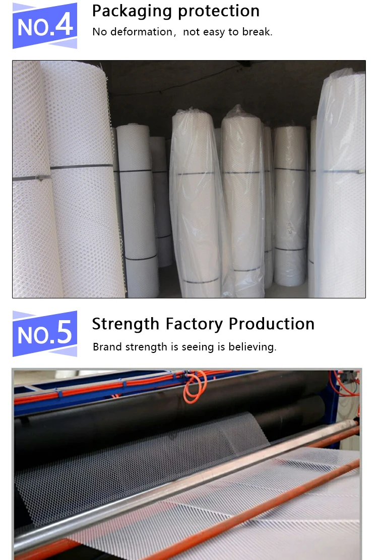 HDPE PP Safety Hard Extruded Fence Plastic Mesh Flat Net with Holes ...