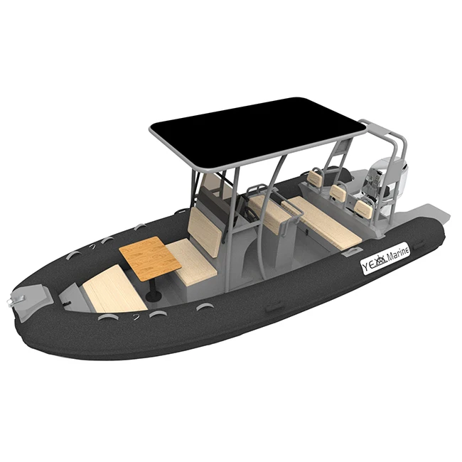 18ft RHIB560 Double Deep V Hull Aluminum Rib Inflatable Boats