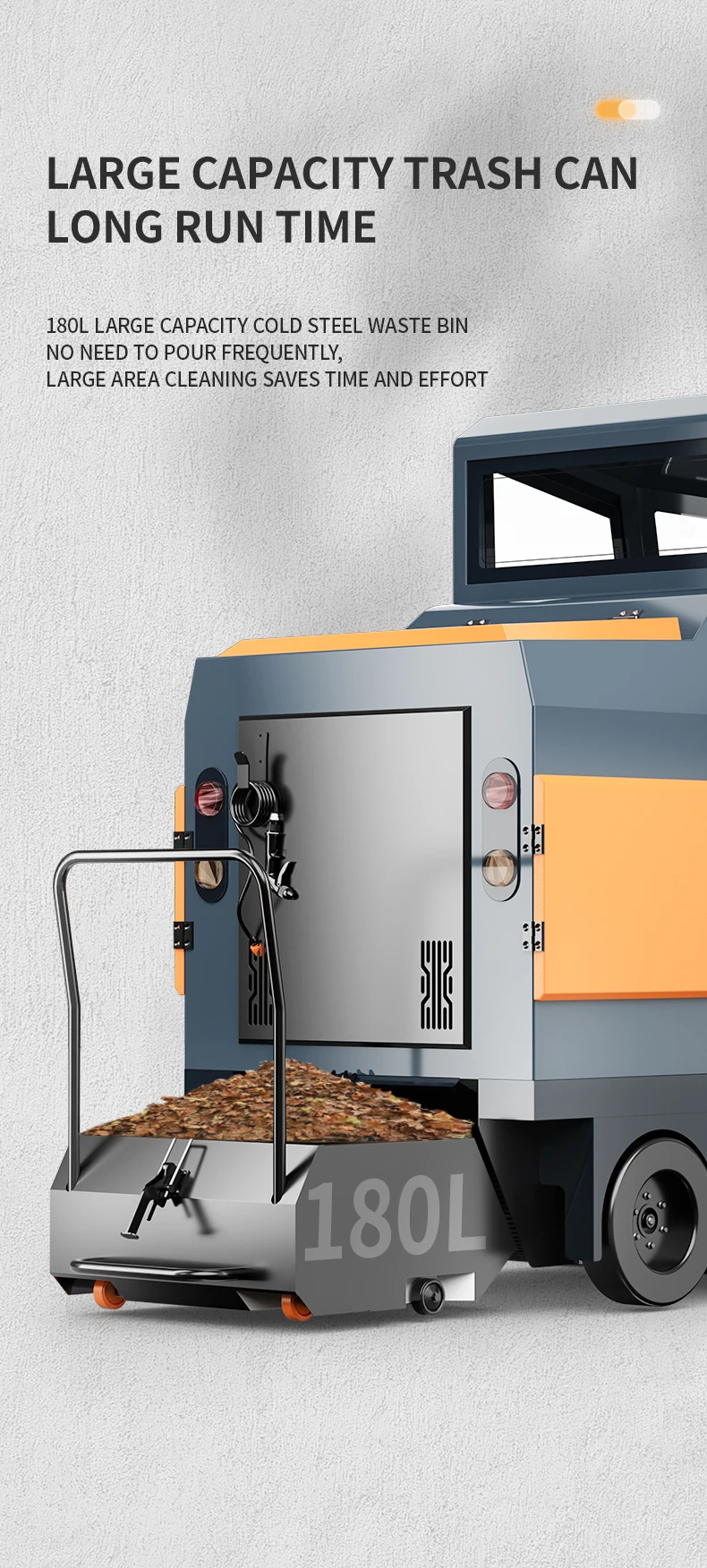 Chancee U220c Industrial Ride On Floor Sweepers Road Sweeper Car ...