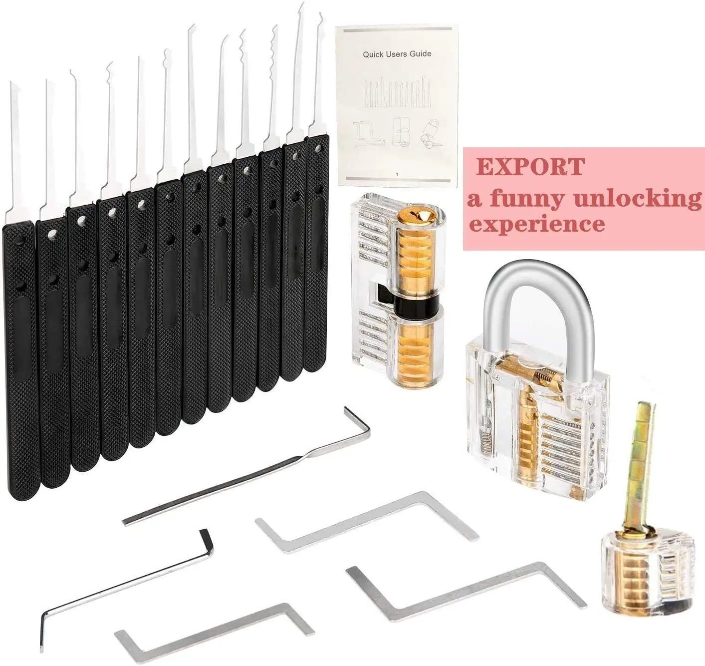Professional Locksmith Factory Lock Pick Set - Training Tool Kit