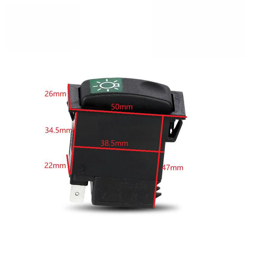 Double Flash Bus Emergency Light Rocker Switch Emergency Light Switch ...