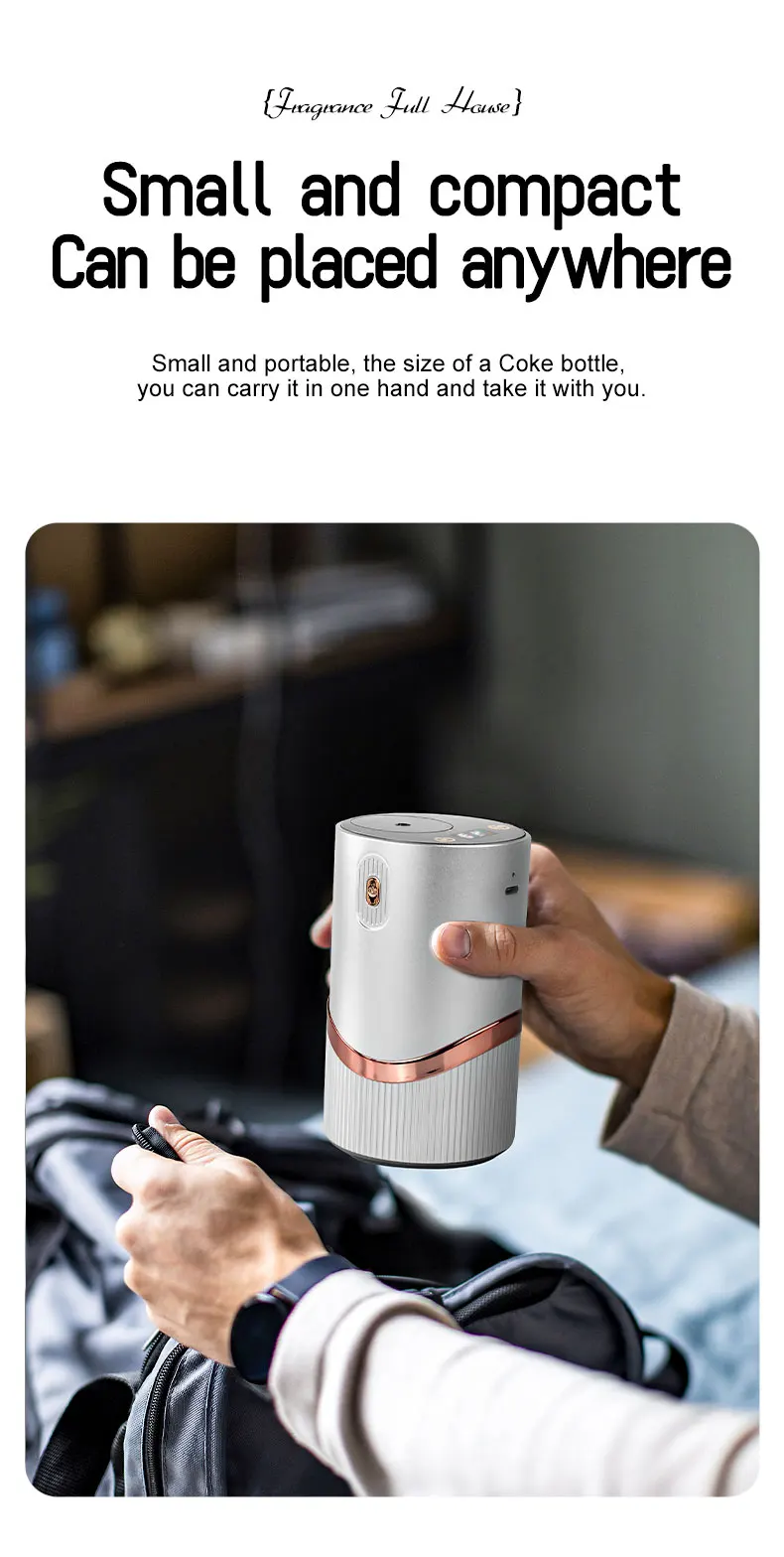 Electric Essential Oil Car Aroma Waterless Usb Air Scent Home Fragrance ...