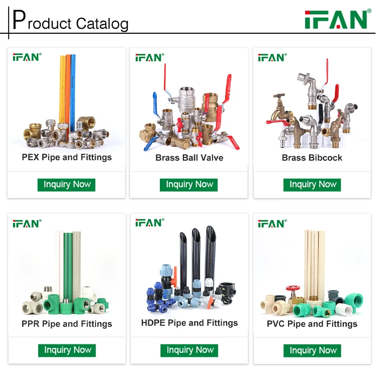 Ifan Factory Pex Compression Fitting Water Tube Connector Elbow Adapter Plumbing Pex Pipe ...