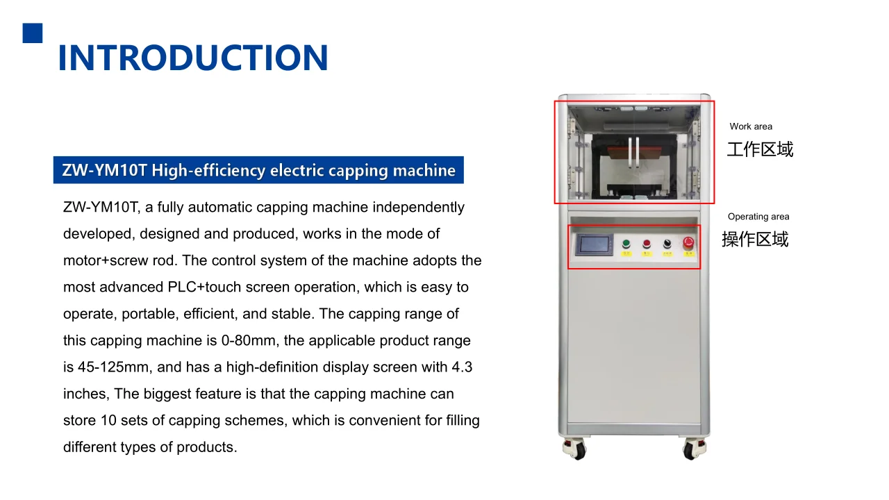 High Efficiency 10t Automatic Electric Capping Machine Easy To Operate ...