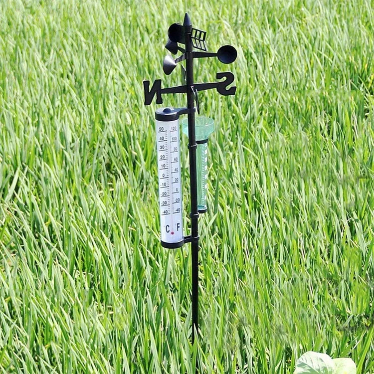 Wind Direction Meter Garden Rain Measure Gauge Precise Meteorology ...