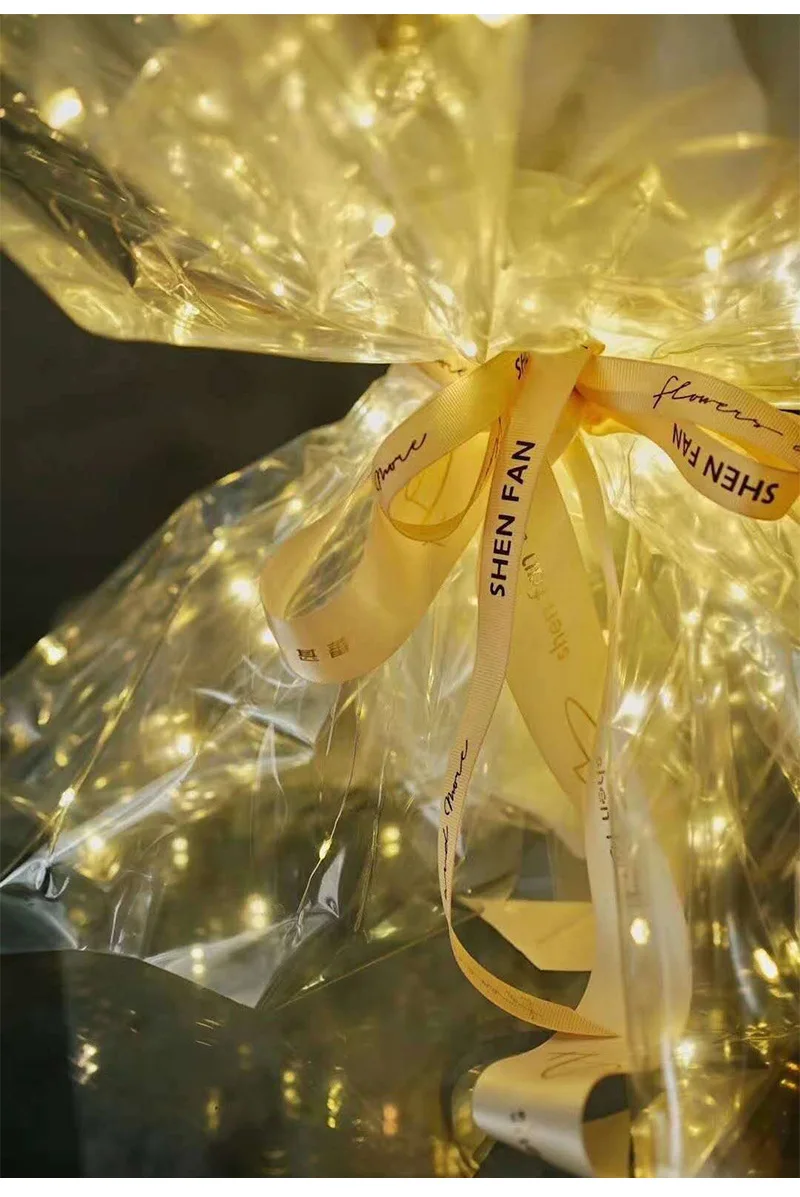 Korean Paper for Flowers - Cellophane LED Light Wraps