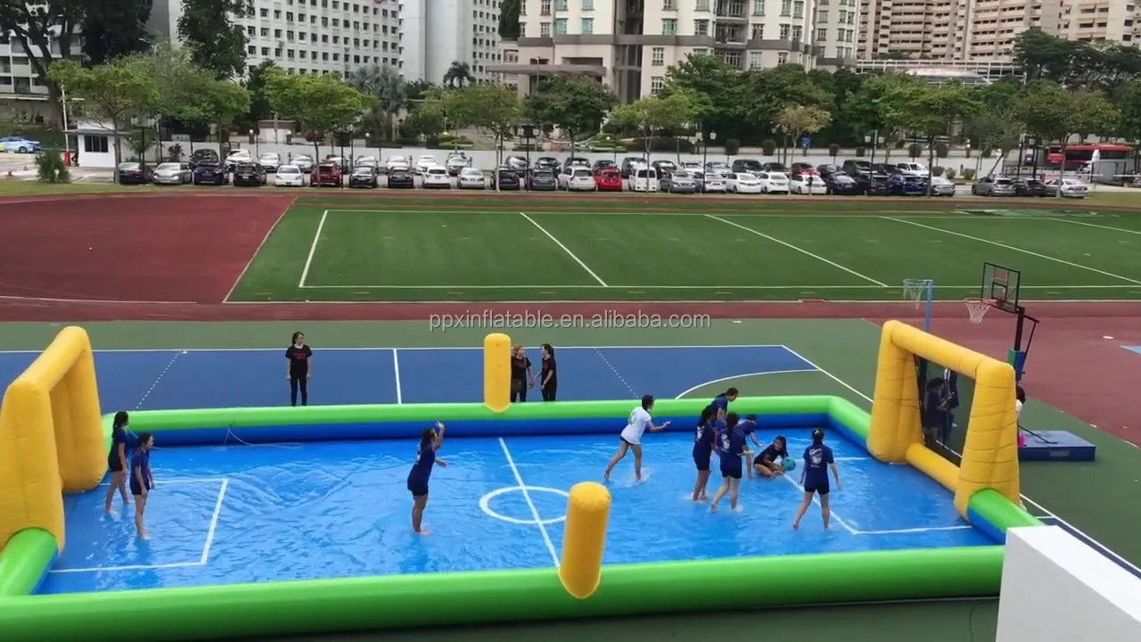 Large Inflatable Volleyball Court for Outdoor Bossaball Game - OEM