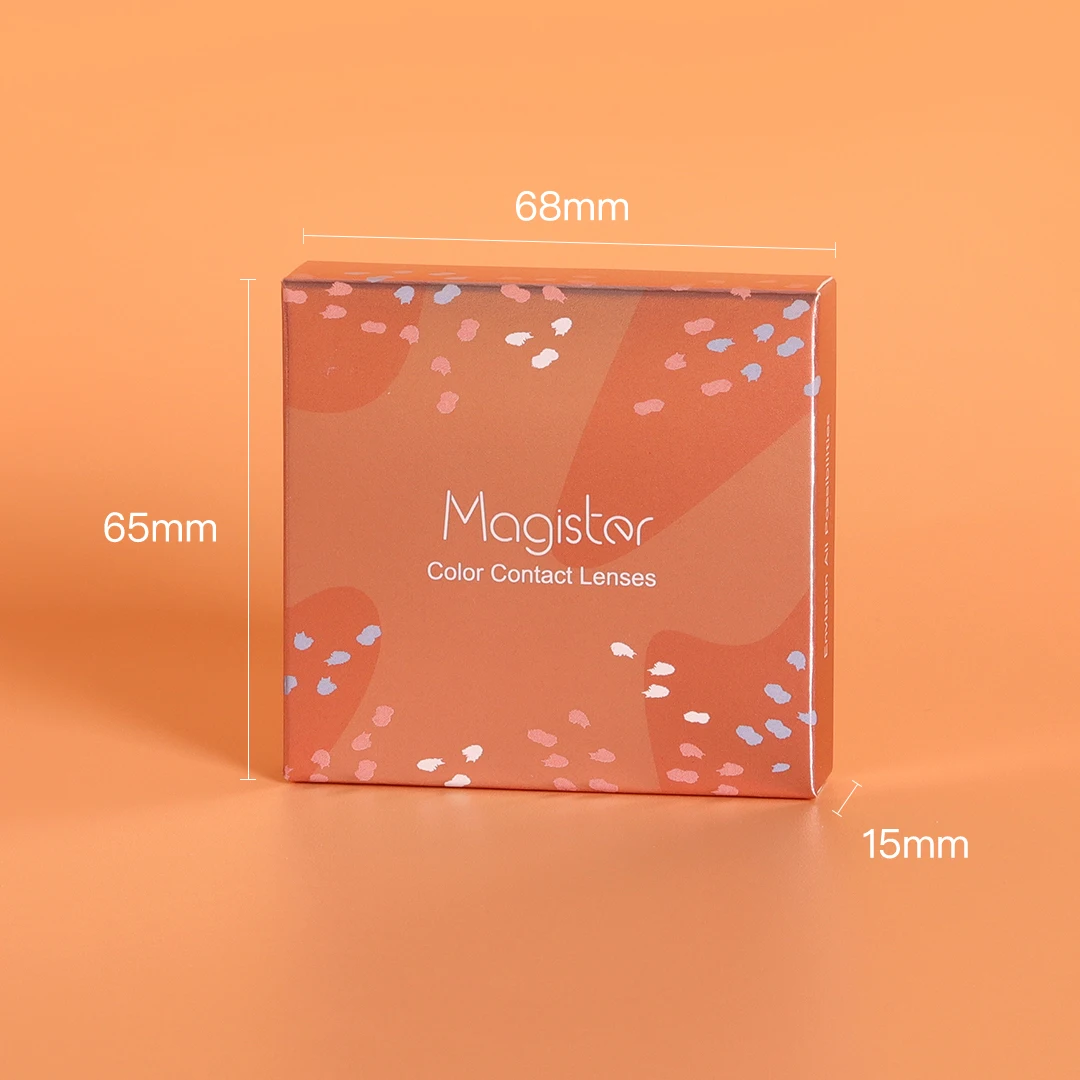 Free Shipping Magister Colored Contact Lenses Custoom Brand 2PCs Amber ...