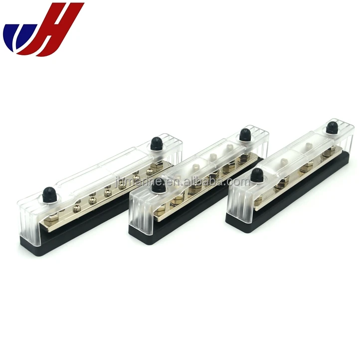 New 6 Way 300a M8 Terminal Studs Heavy-duty Bus Bar Box For Power ...