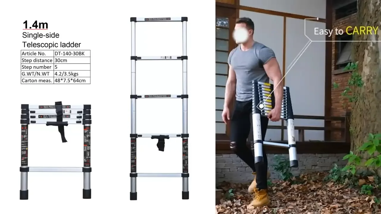 Versatile Extendable A Frame Step Ladders Herringbone Telescopic ...
