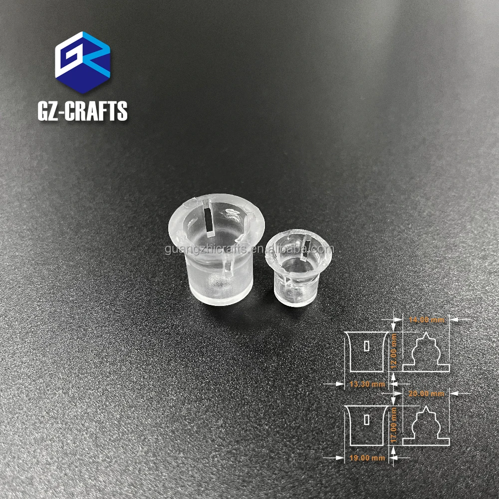 Wall Mounted Plastic Standoff Spacers - Invisible & Durable