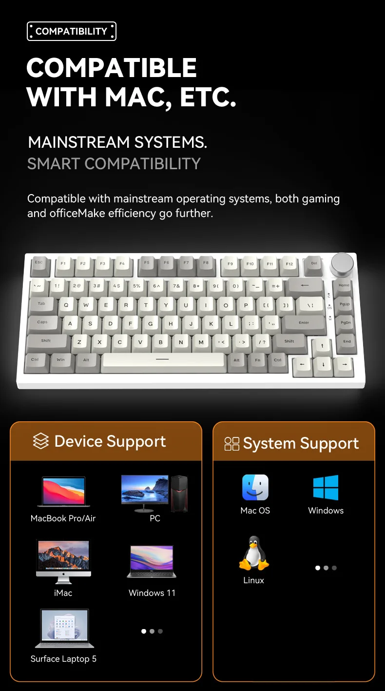 Attack Shark K85 Esports Magnetic Axis Mechanical Keyboard