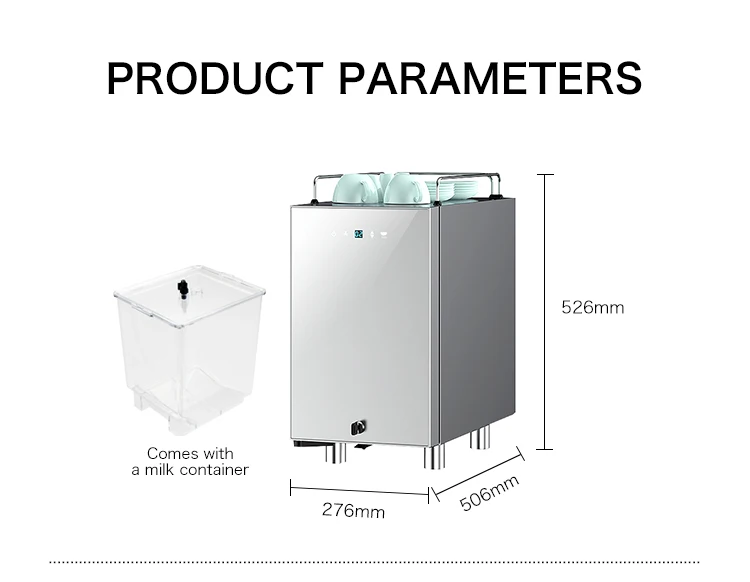 14.8l Milk Cooler Use For Coffee Machine Milk Refrigerator Milk Storage ...