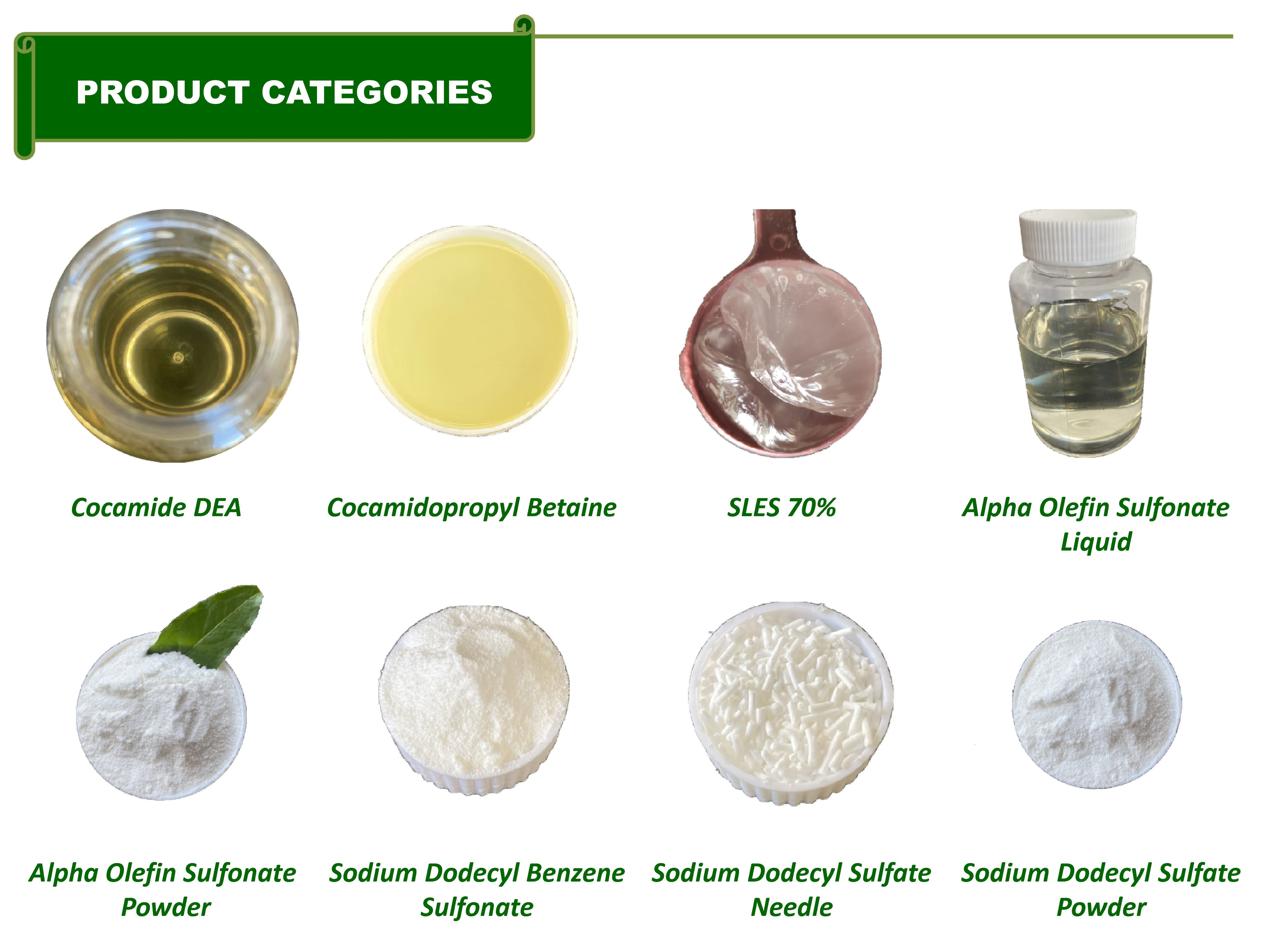 Surfactant Sodium Laureth Sulphate (SLES 70%) for Hair Care