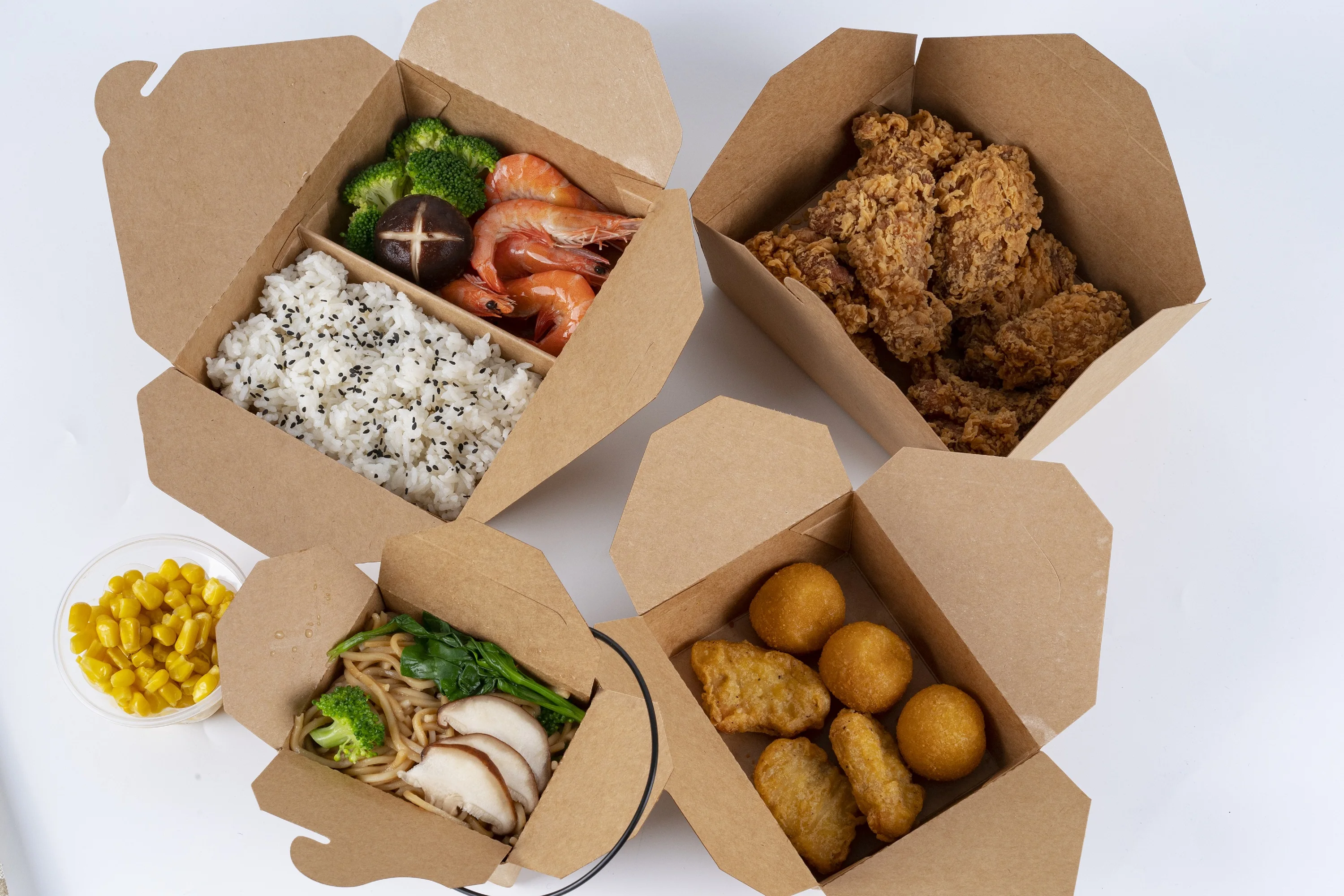 Disposable Microwavable Takeaway Paper Hot Food Container - Buy Fast ...