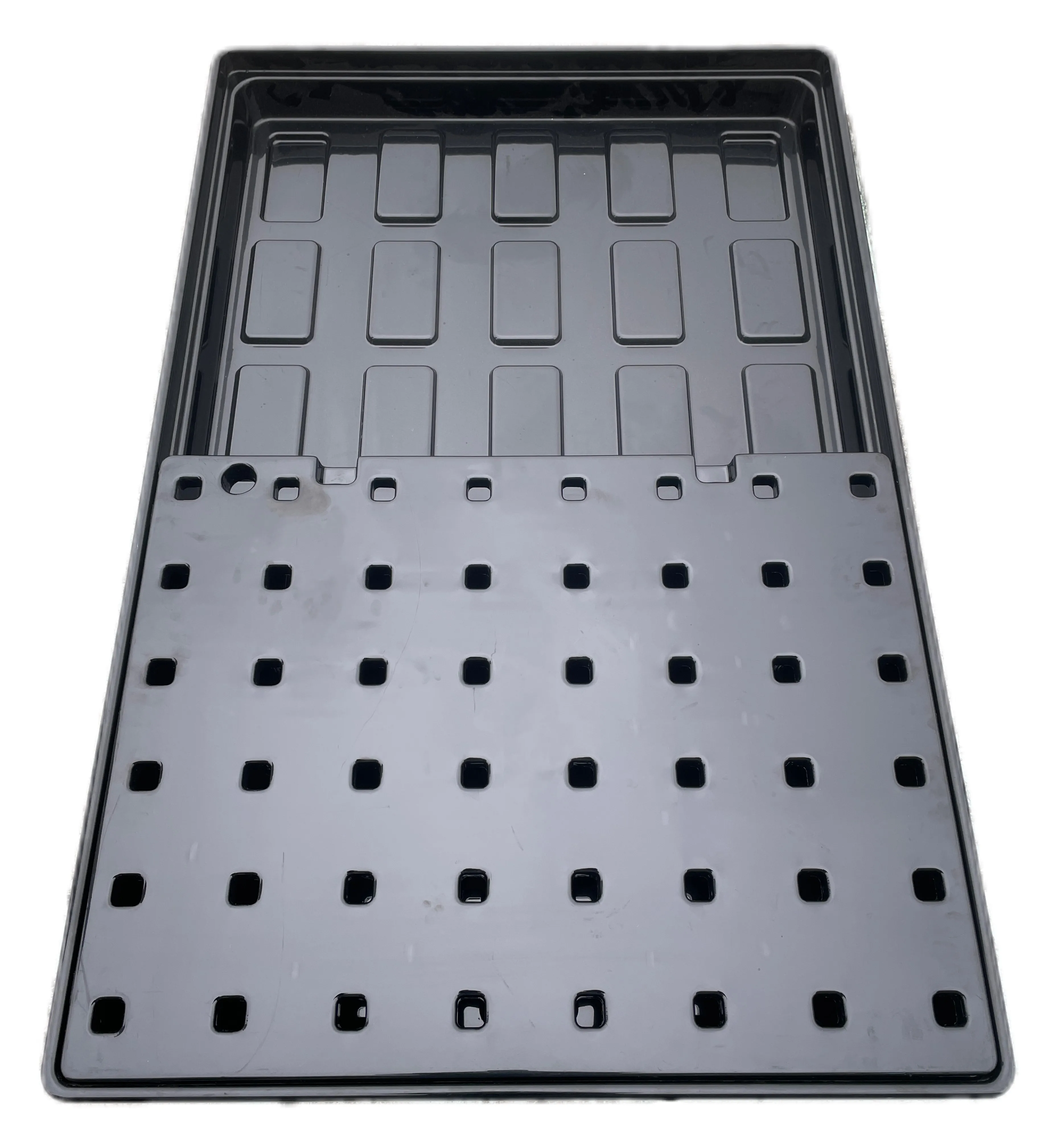 Abs Plastic Sheet Modular Grow Trays With Lids For Ebb&flow System ...