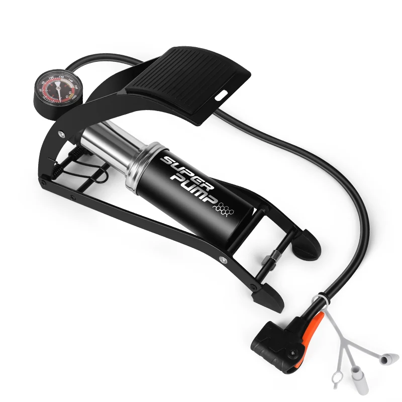 Xunting 140 Psi High Pressure Foot pump Car Bike Bicycle Foot Pump ...
