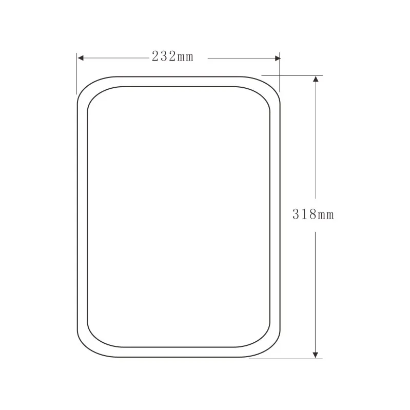 Sl-744 For Engineering Rider-type Truck Mirror Size: 318x232mm - Buy ...