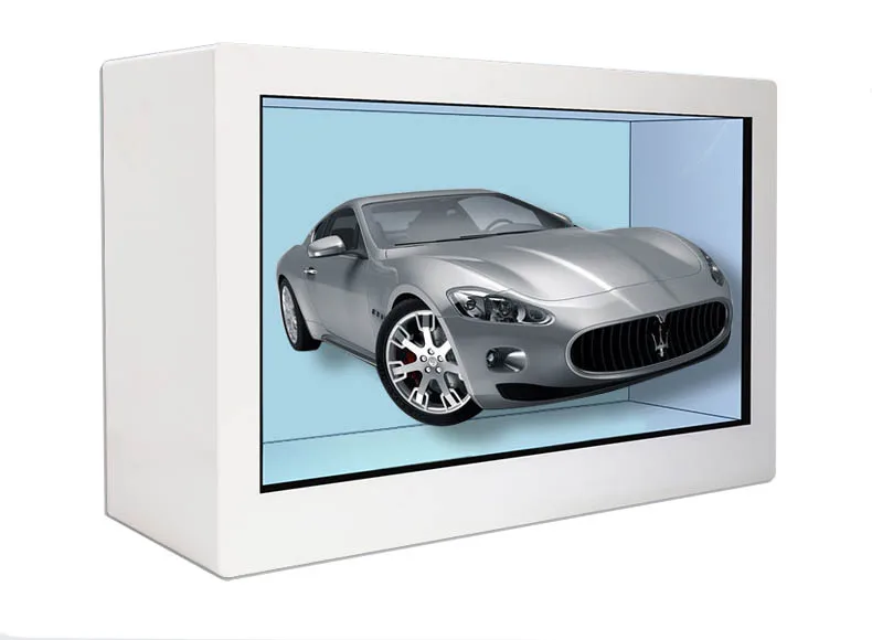 86-inch AI Digital Human Transparent LCD Screen Cabinet
